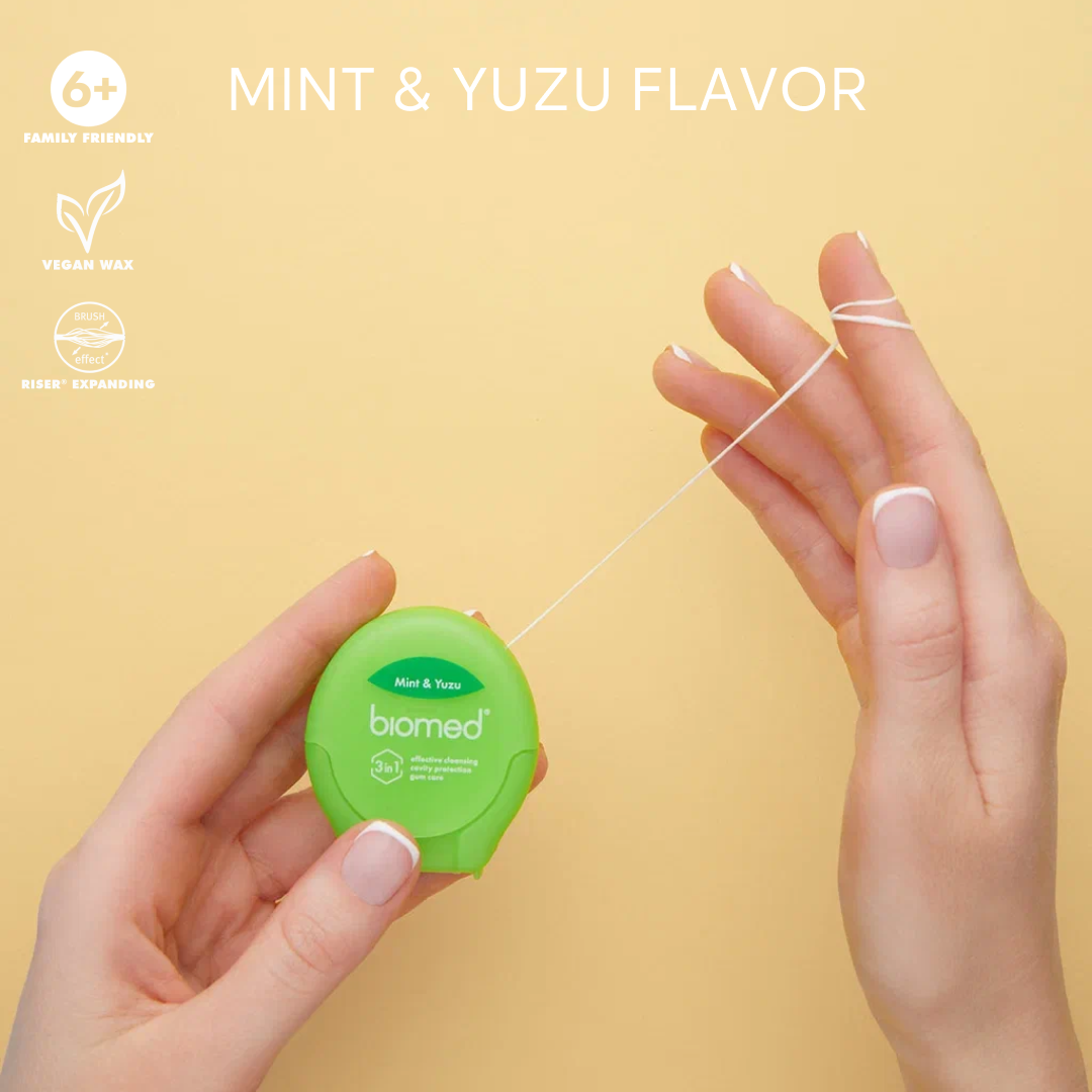 BIOMED dental floss with Mint and Yuzu flavor – Biomed